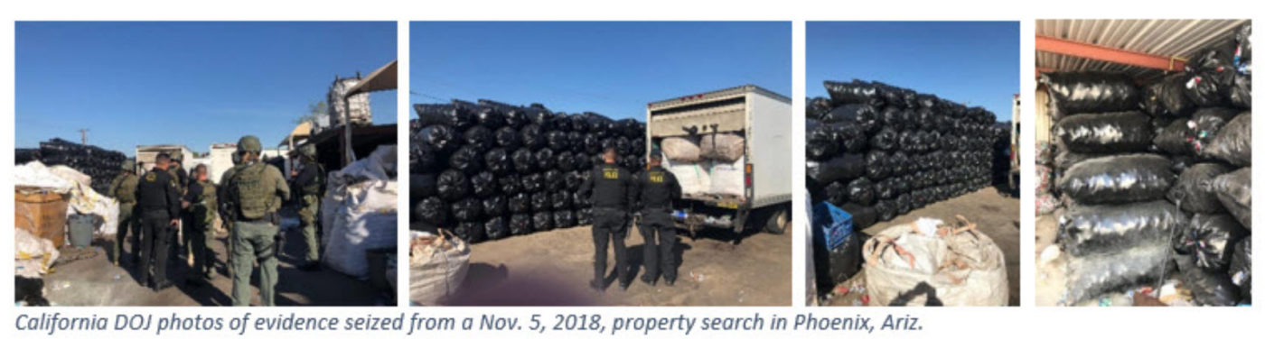 California DOJ Special Agents Bust $16 Million Recycling Fraud Ring ...