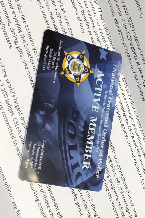 2019 FOP Membership Cards - California Statewide Law Enforcement ...