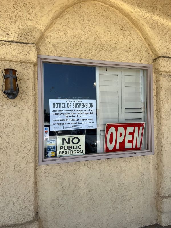 California ABC Posts Notice of Suspension at Lemoore Restaurant ...